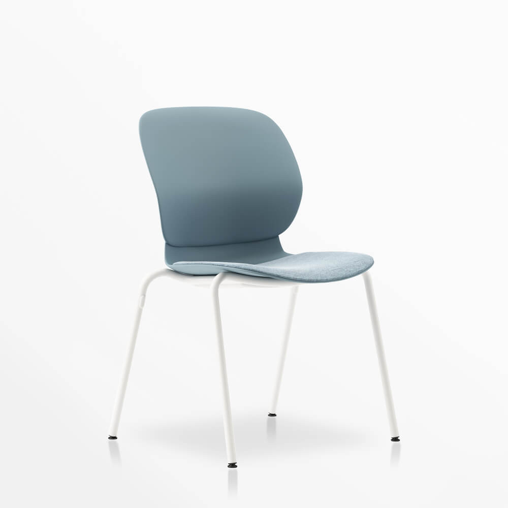 Maari Chair 4-Leg Base with Upholstered Seat - Haworth Store