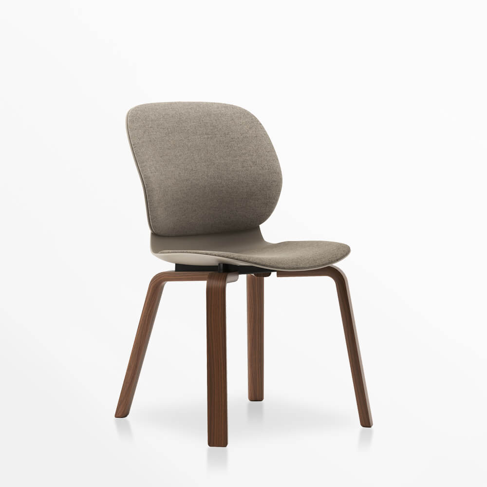Maari Upholstered Chair with Wood Base - Haworth Store