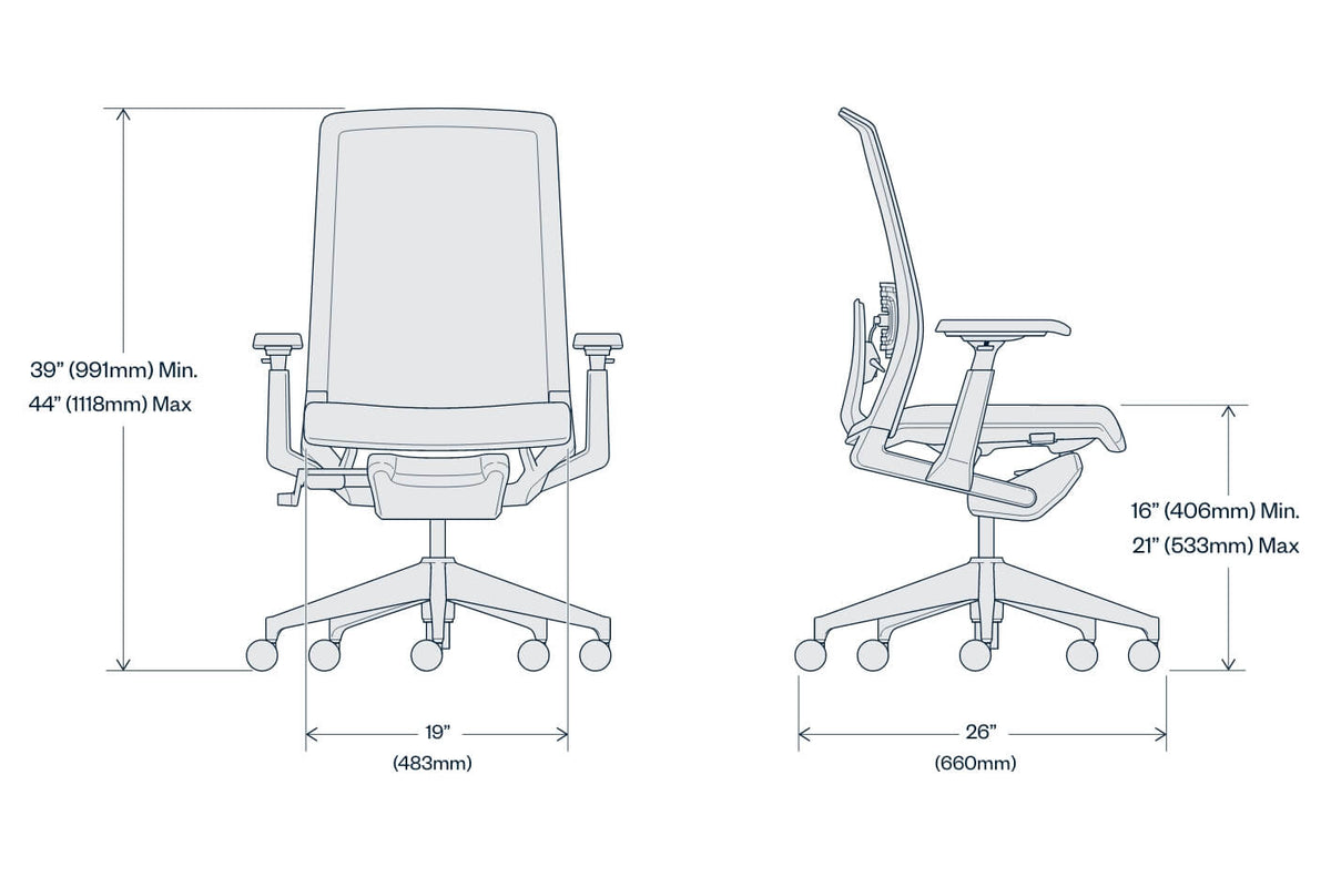 Very Ergonomic Office Chair – Adjustable Support & Lumbar Comfort ...